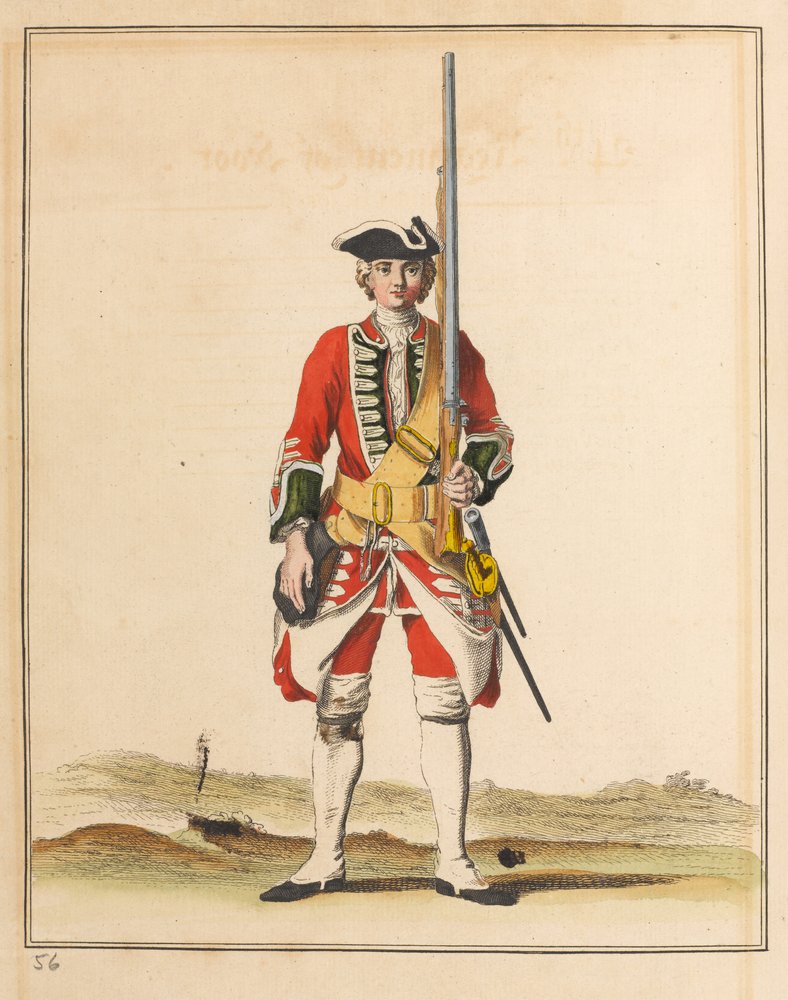 24th Regiment of Foot by Unknown artist: Fine art print