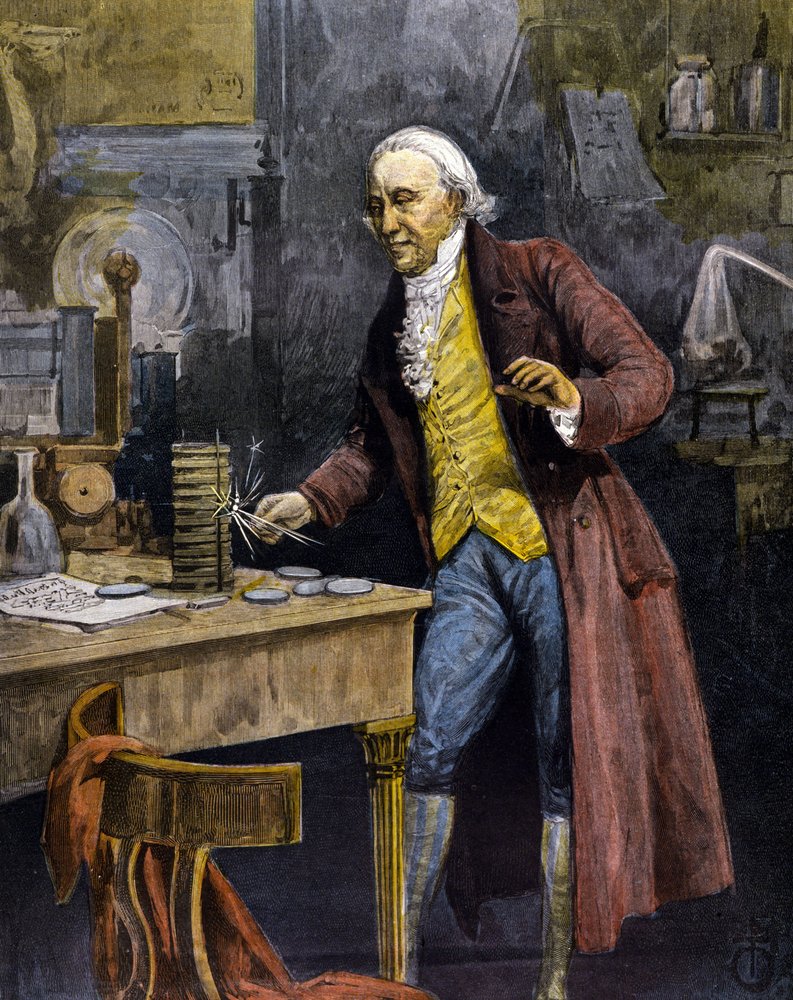 Portrait of Alessandro Volta (Count) by Unknown artist