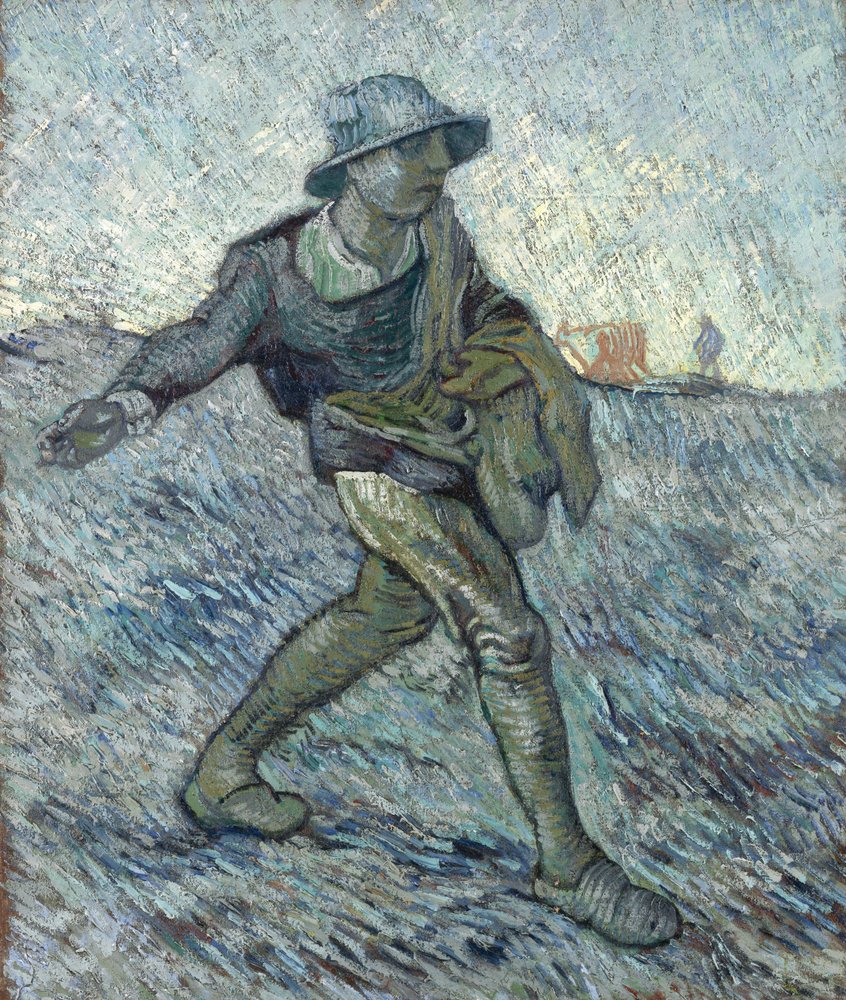 The Sower after Millet by Vincent van Gogh: Fine art print