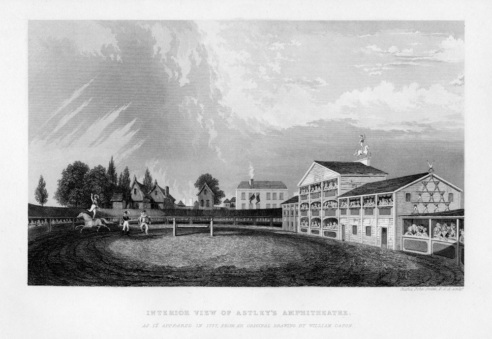 Interior View of Astley's Amphitheatre in London as it Appeared in 1777