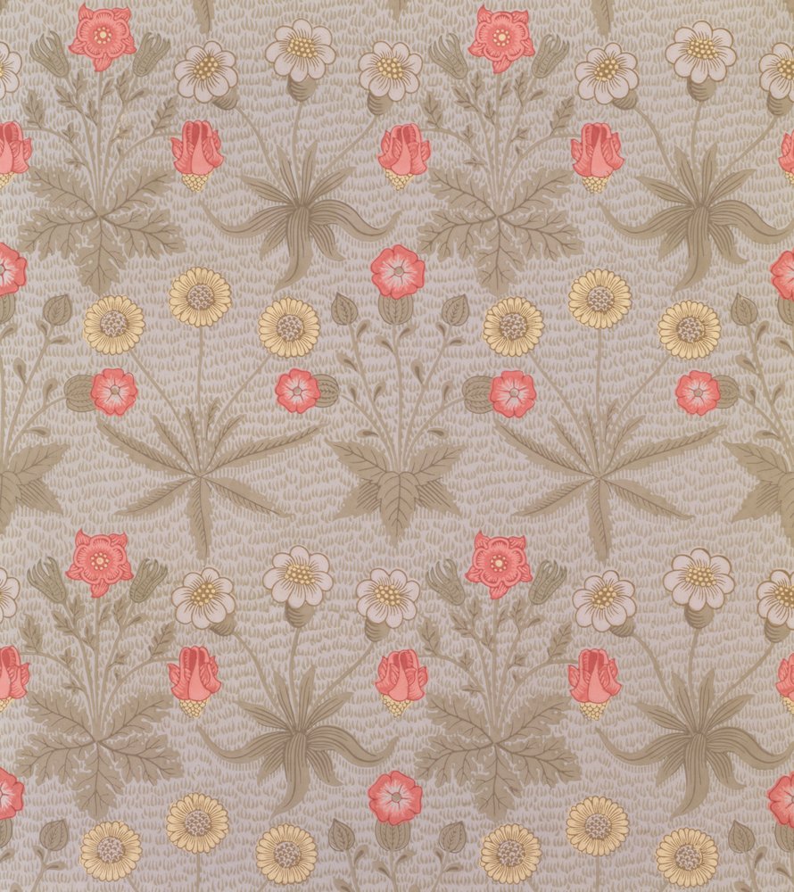 'Daisy', the First Wallpaper Designed by William Morris in 1862