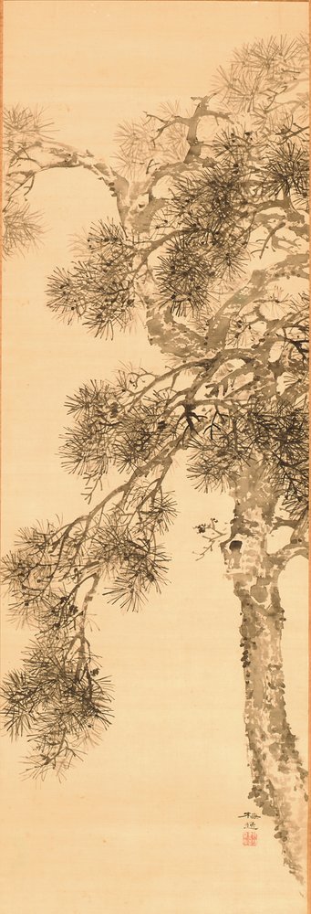 Pine by Yamamoto Baiitsu: Highest-quality art reproduction