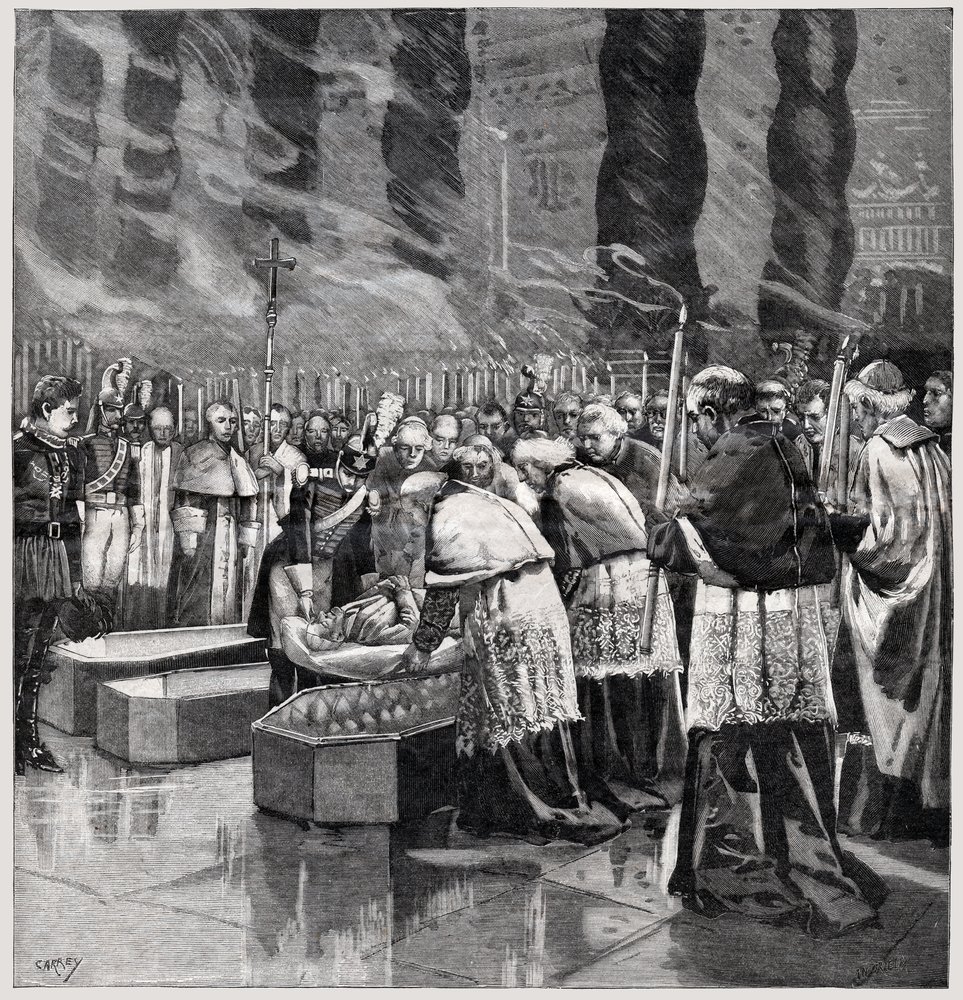 Death of Pope Leo XIII by . .: Premium art reproduction