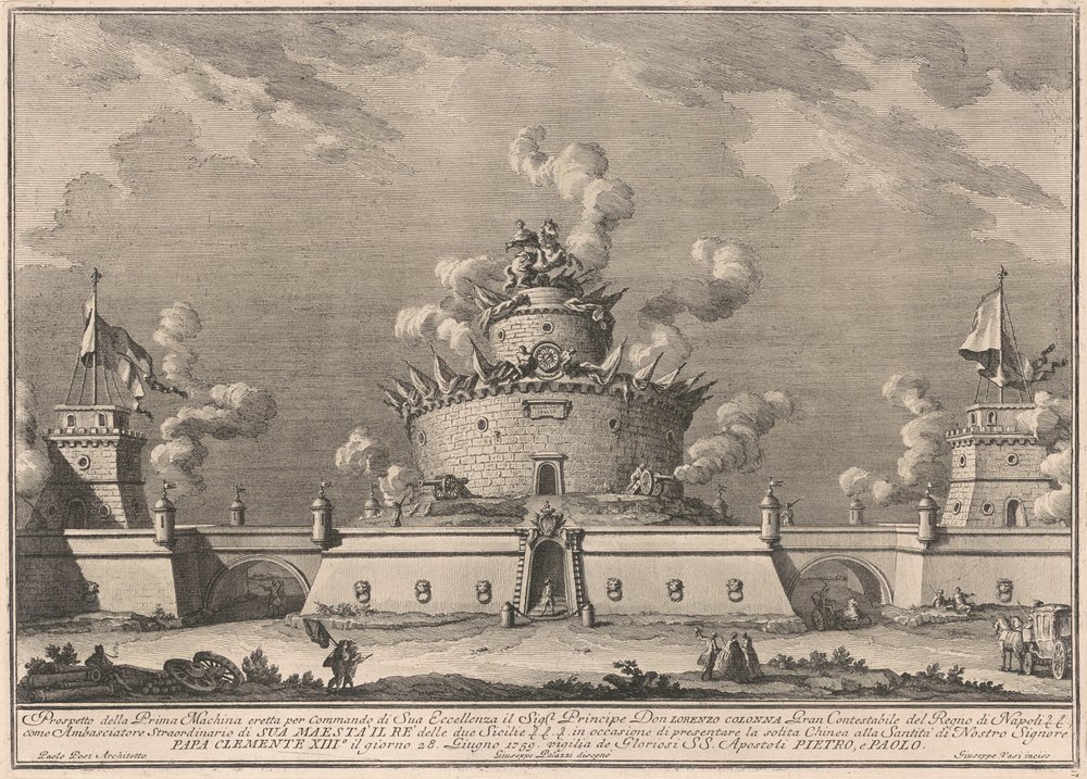 The Prima Macchina for the Chinea of 1759: A Fortress