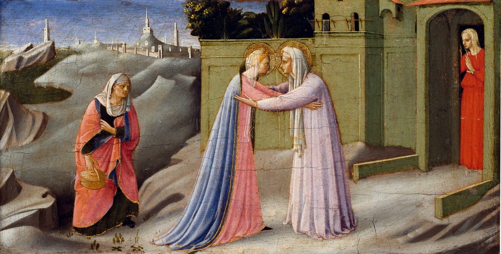The Visitation Painting