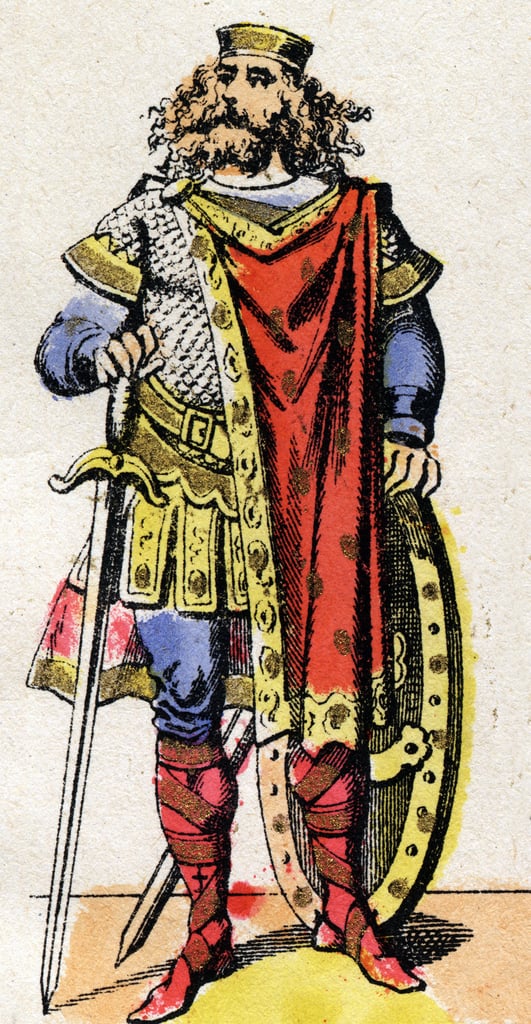 Portrait of Pharamond (or Pharamun or Faramund or Paramund), king of ...