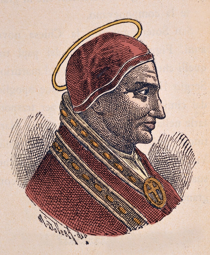 Portrait of the Pope Soter (Sotero or Soterius) (ca. 166-175)