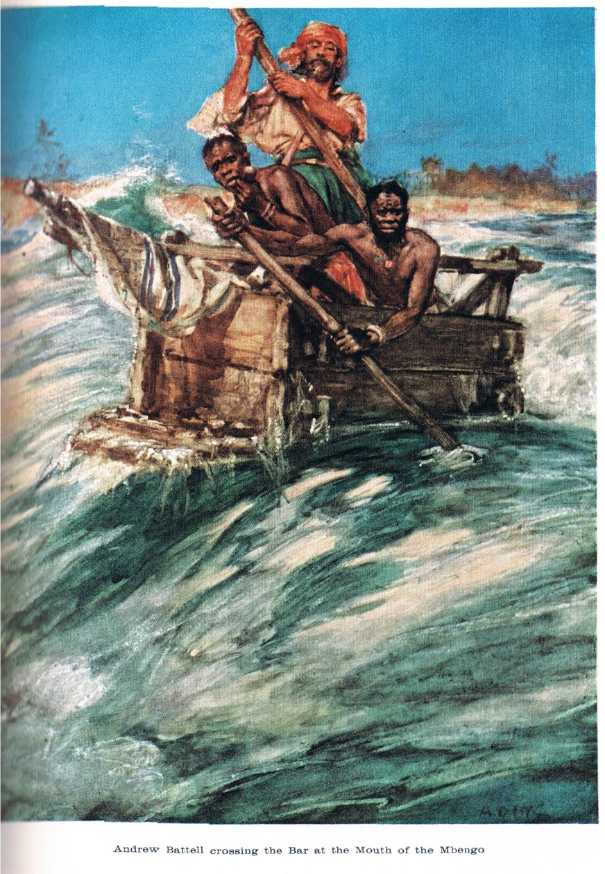 Battell Arrives at the Mouth of the Mbengo