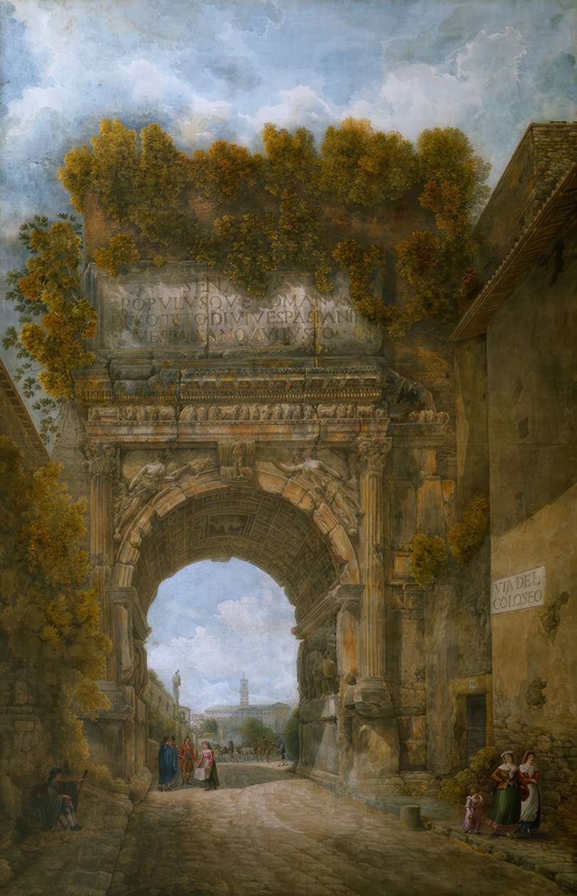 The Arch of Titus by Abraham Louis Rodolphe Ducros