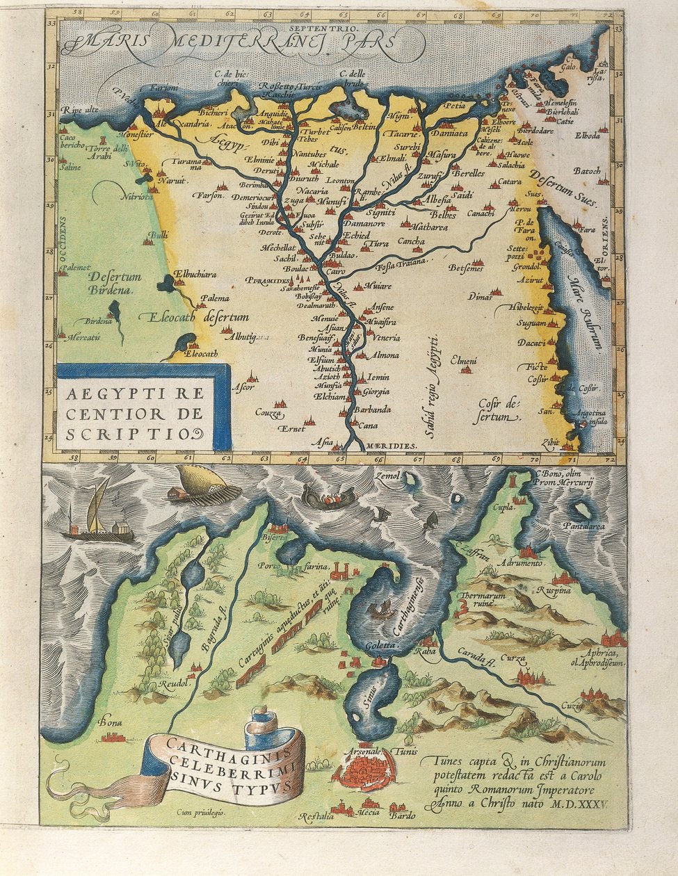 Nile Delta World Map