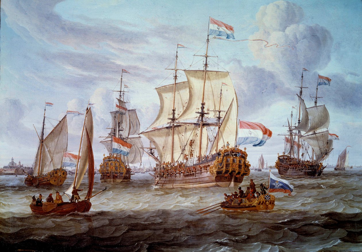 17th Century Frigate 17th Century Ships Spanish Frigate Anchored In