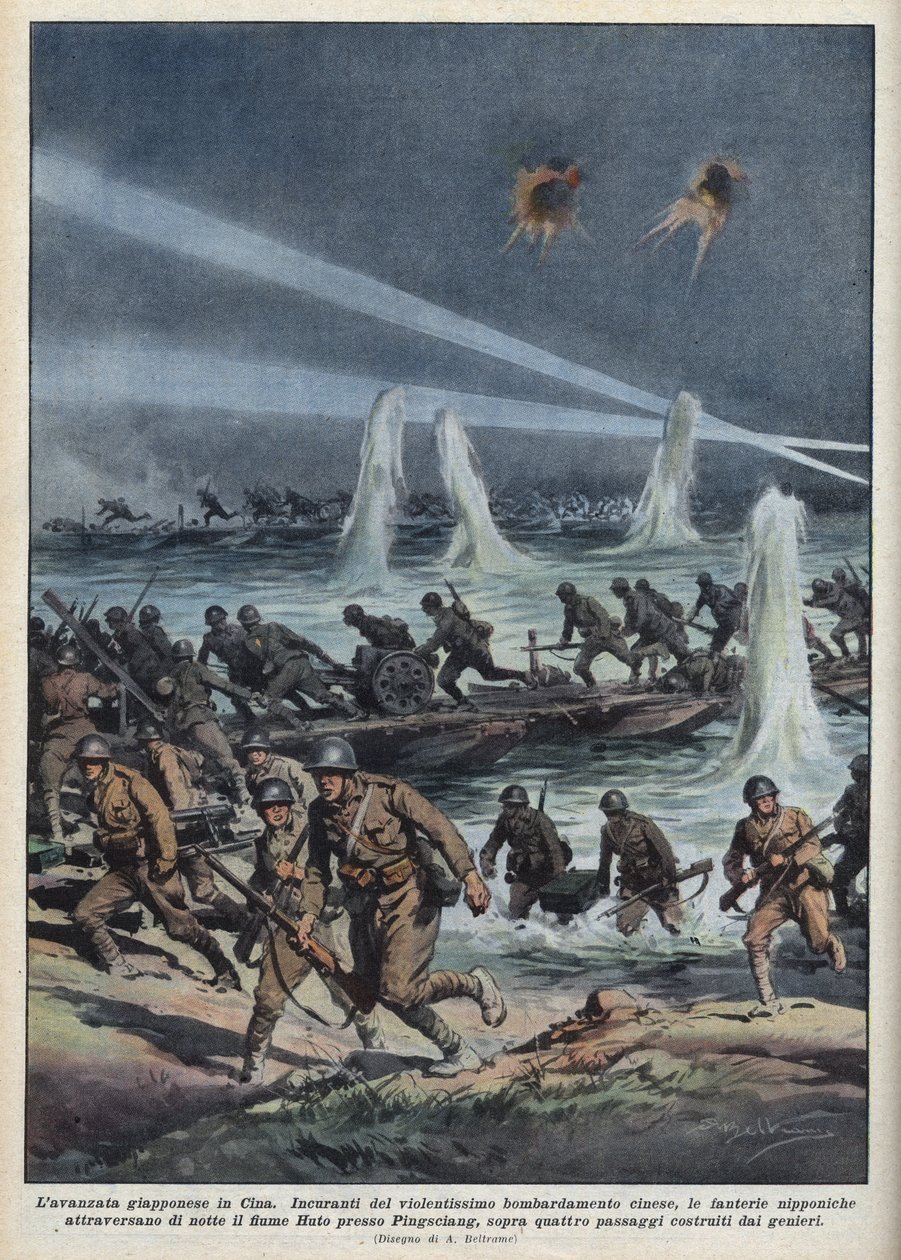 Second Sino-Japanese War (1937-1945): The Japanese army crosses the ...