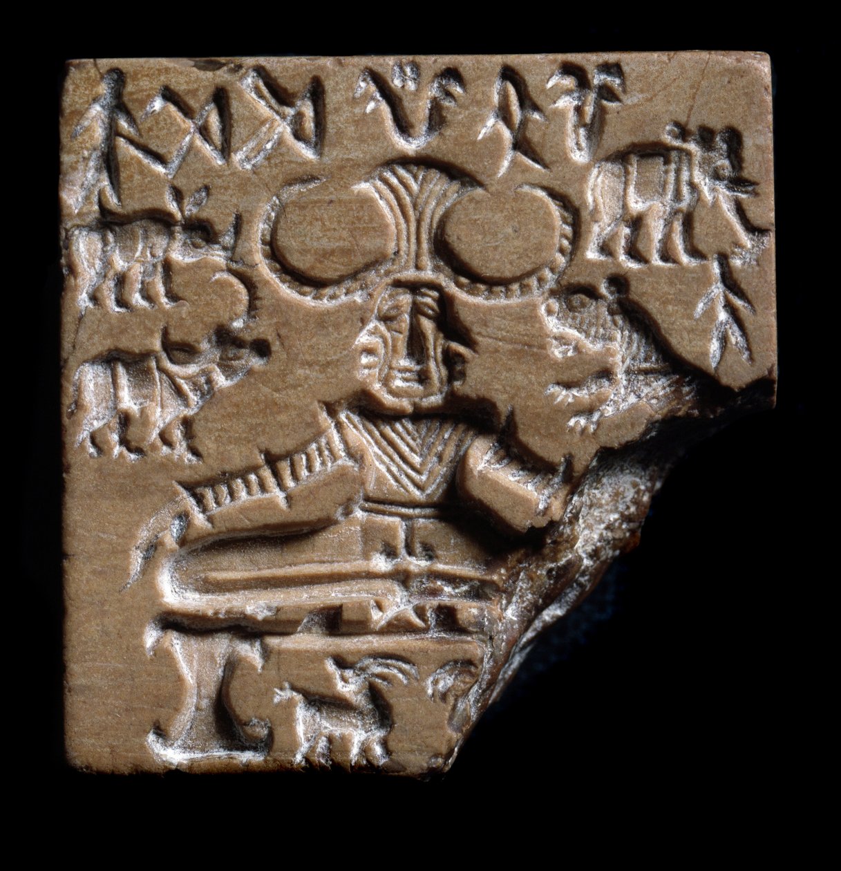 Mohenjo Daro Artifacts Seals Harappa.com Mohenjodaro Seal M 1186 A