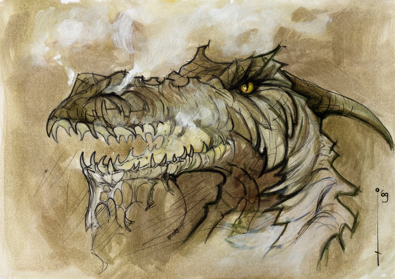 How To Draw Smoke Dragon