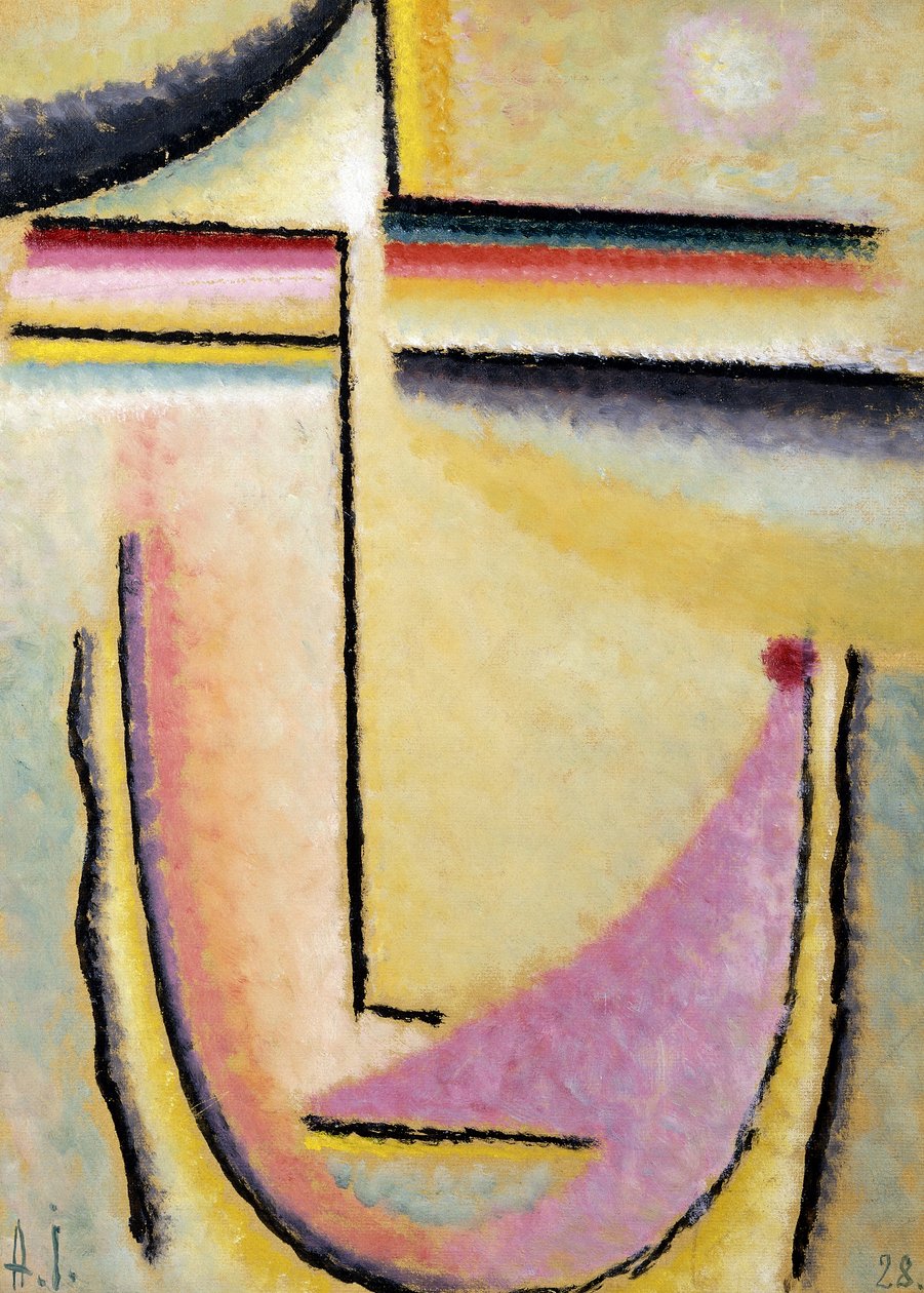 Abstract Head by Alexej von Jawlensky: Buy fine art print