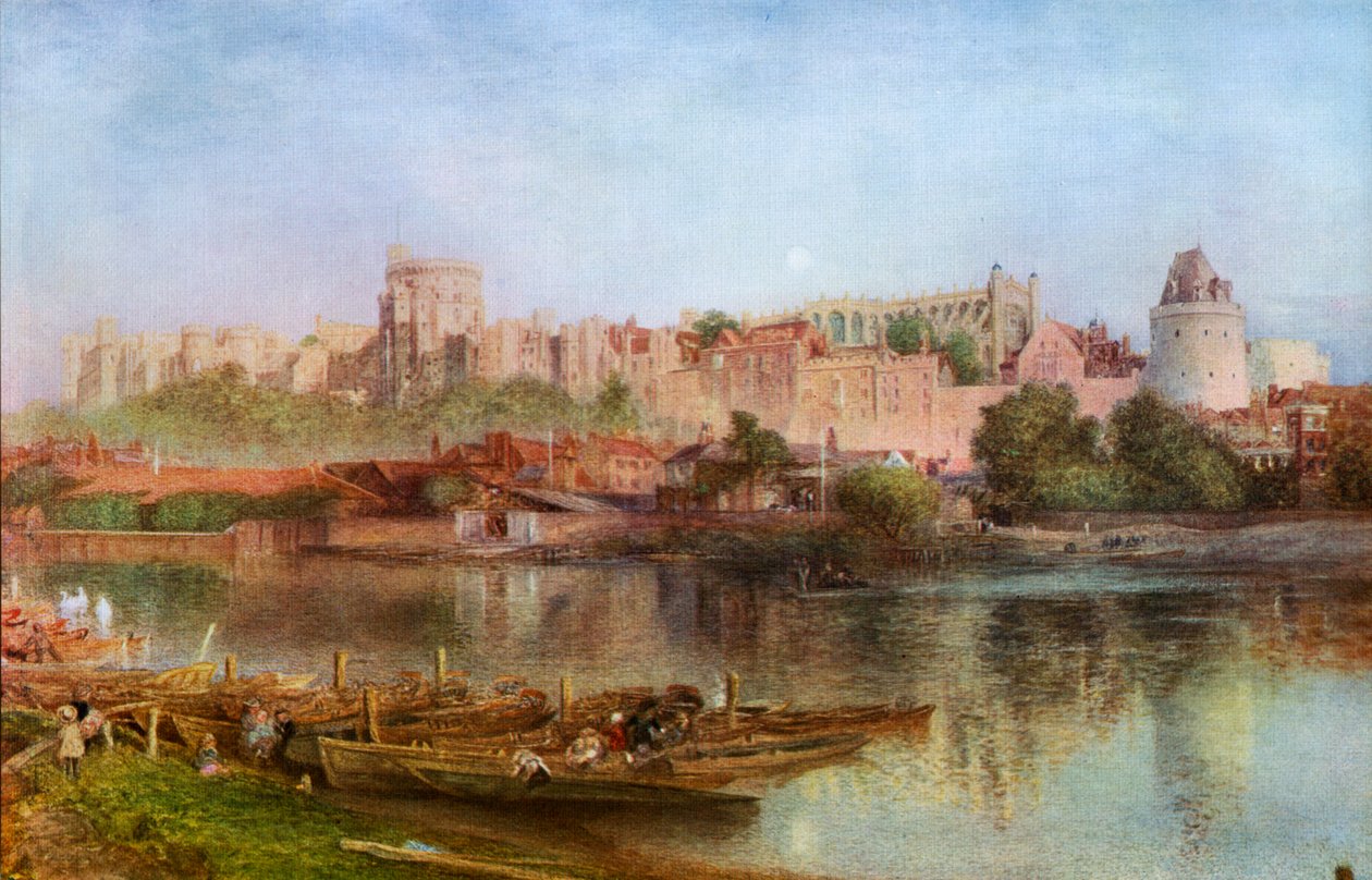 Windsor Castle by Alfred William Hunt: Buy fine art print