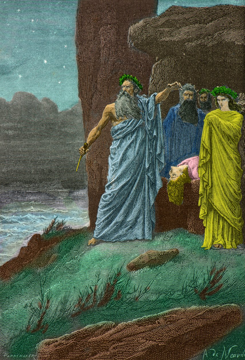 Ceremony of a Human Sacrifice by the Druids in Gaul