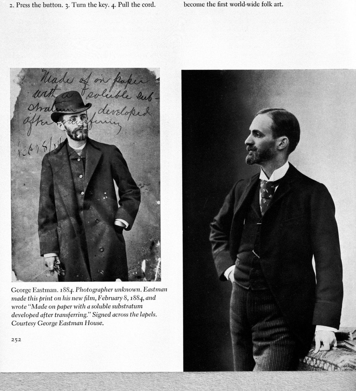 Two Portraits of George Eastman by American Photographer