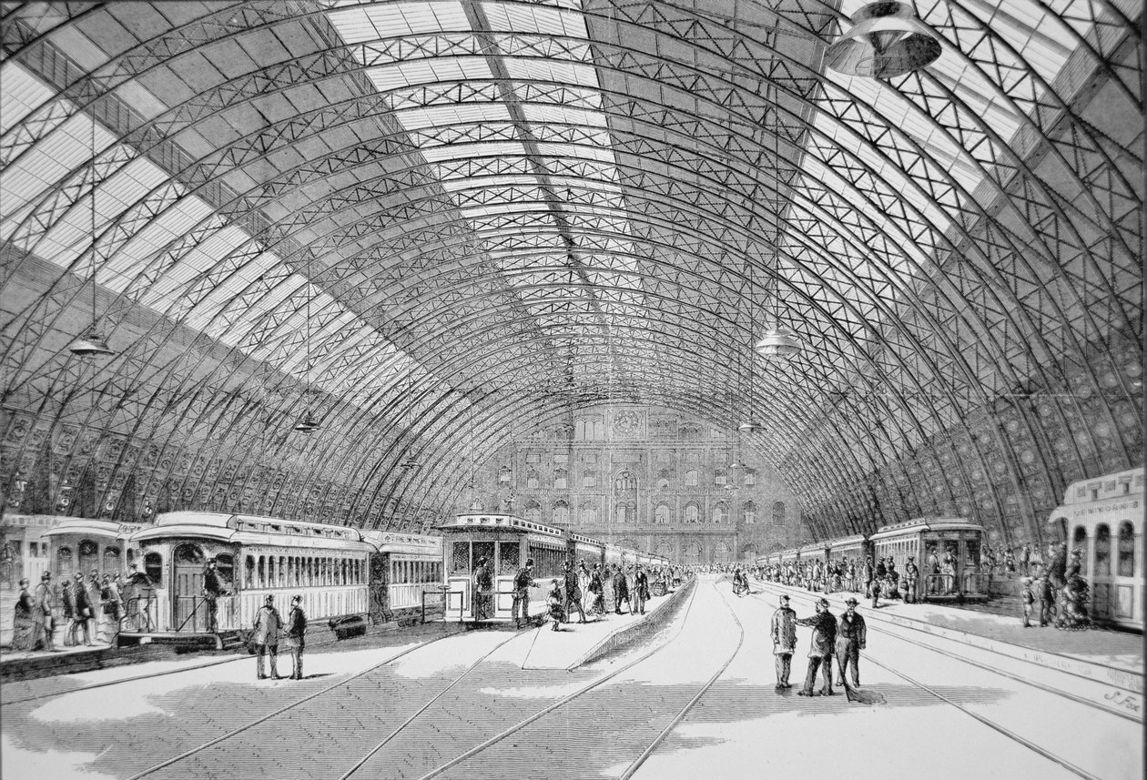 Grand Central Station, New York City, from 'Harper's Weekly' 3rd ...