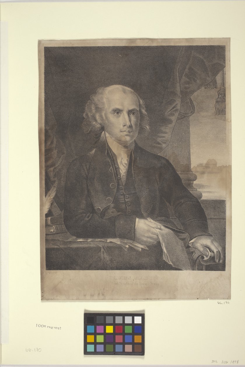 James Madison by American School: Buy fine art print