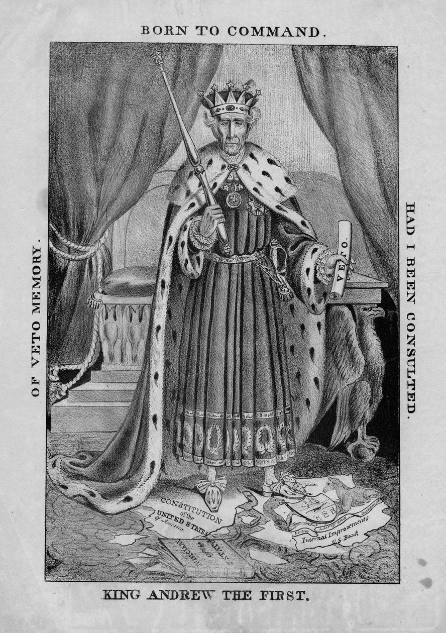 King Andrew the first by American School: Fine art print