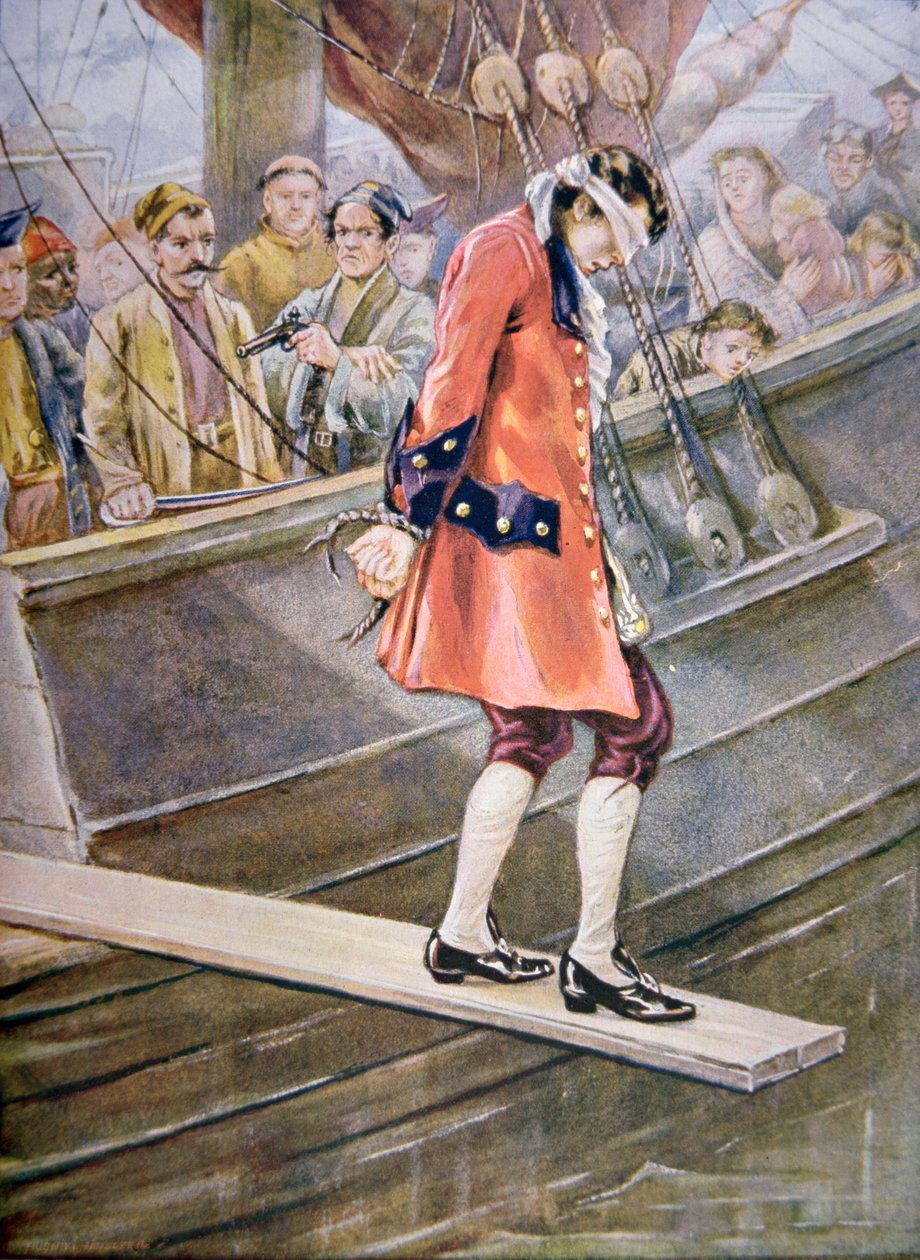Walking the Plank by American School: Buy fine art print