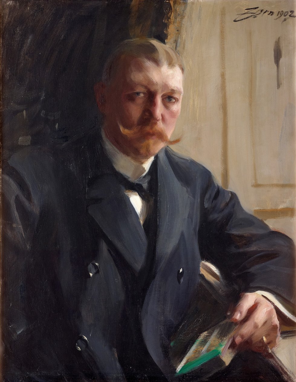 Portrait of Zorn's Friend the German-born Brewer and Industrialist ...