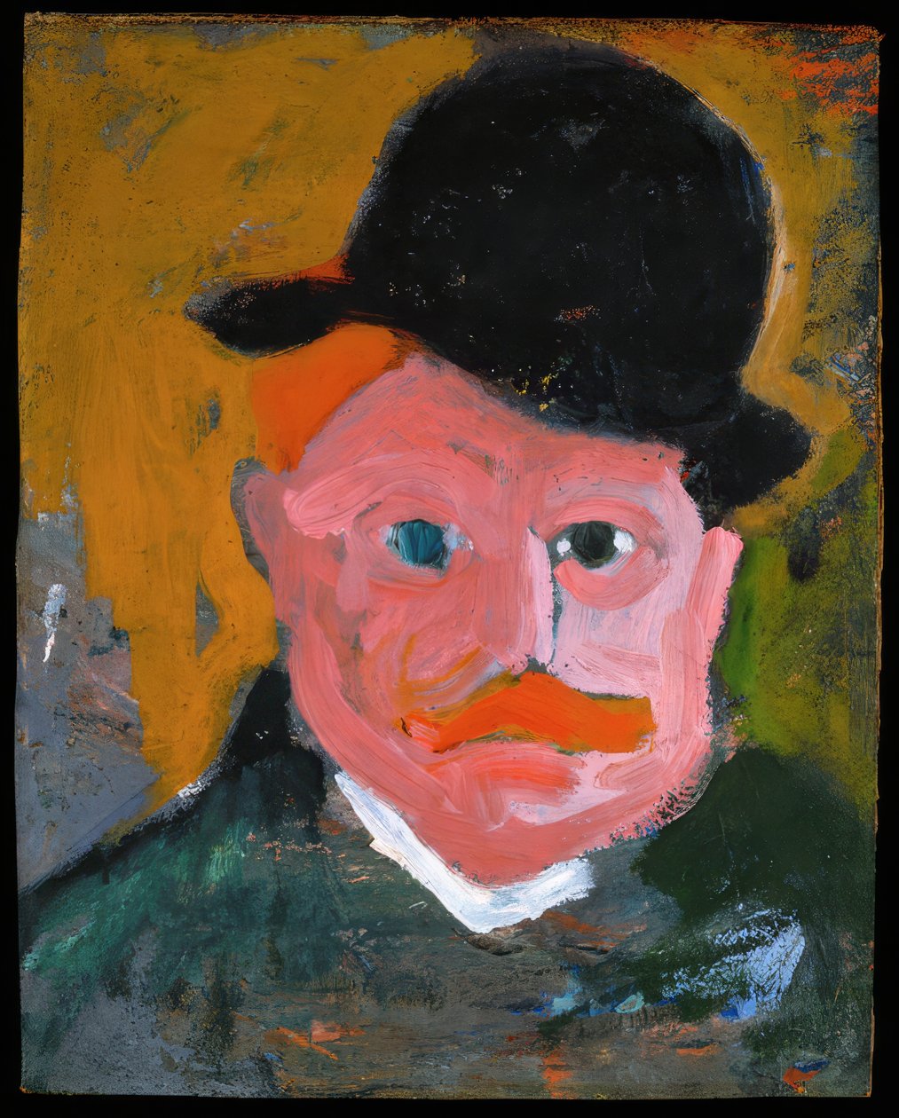 Portrait of the Painter Maurice de Vlaminck by Andre Derain