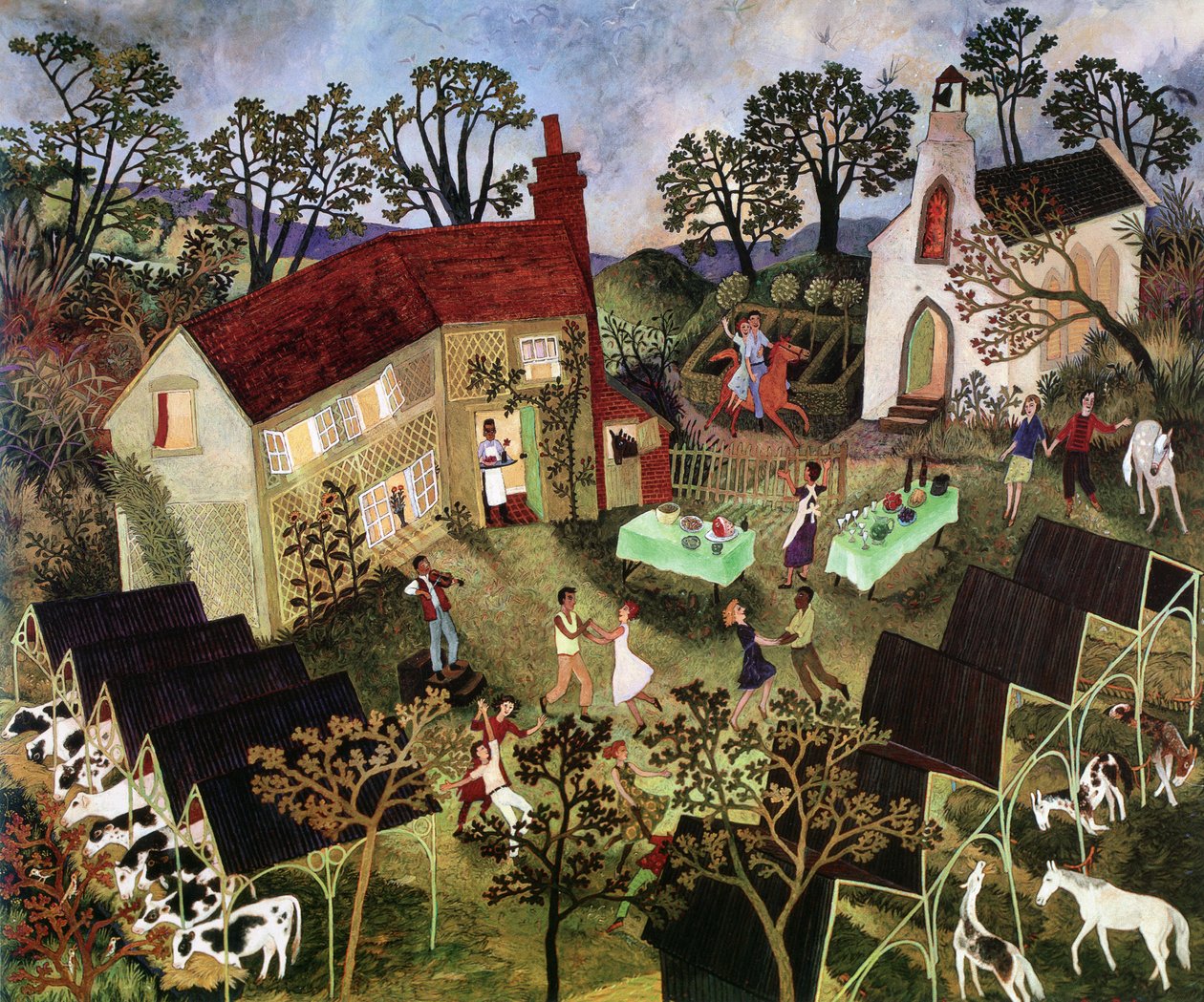 Barn Dance by Anna Pugh: Highest-quality art reproduction