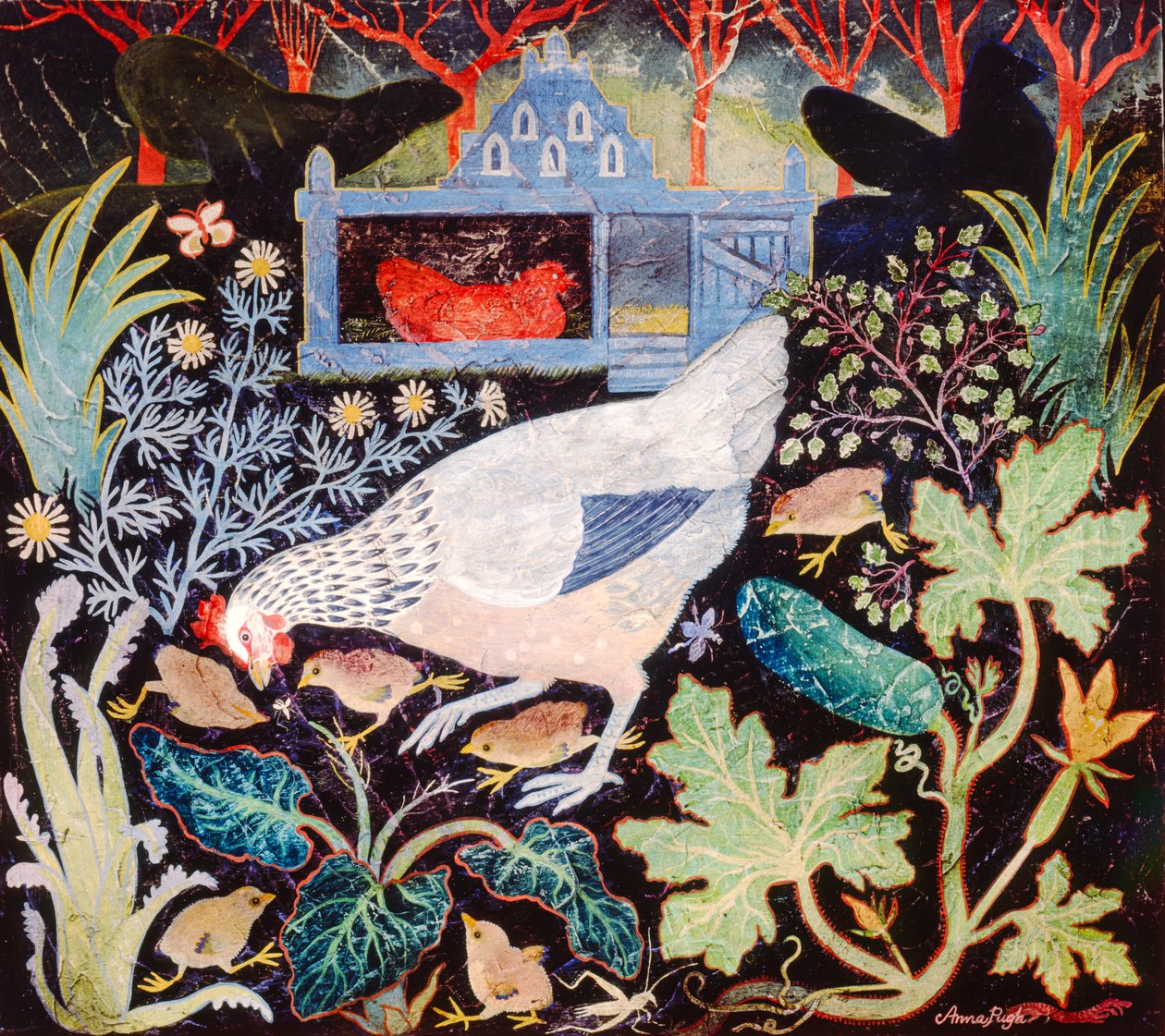 Blue Hutch by Anna Pugh: Highest-quality art reproduction