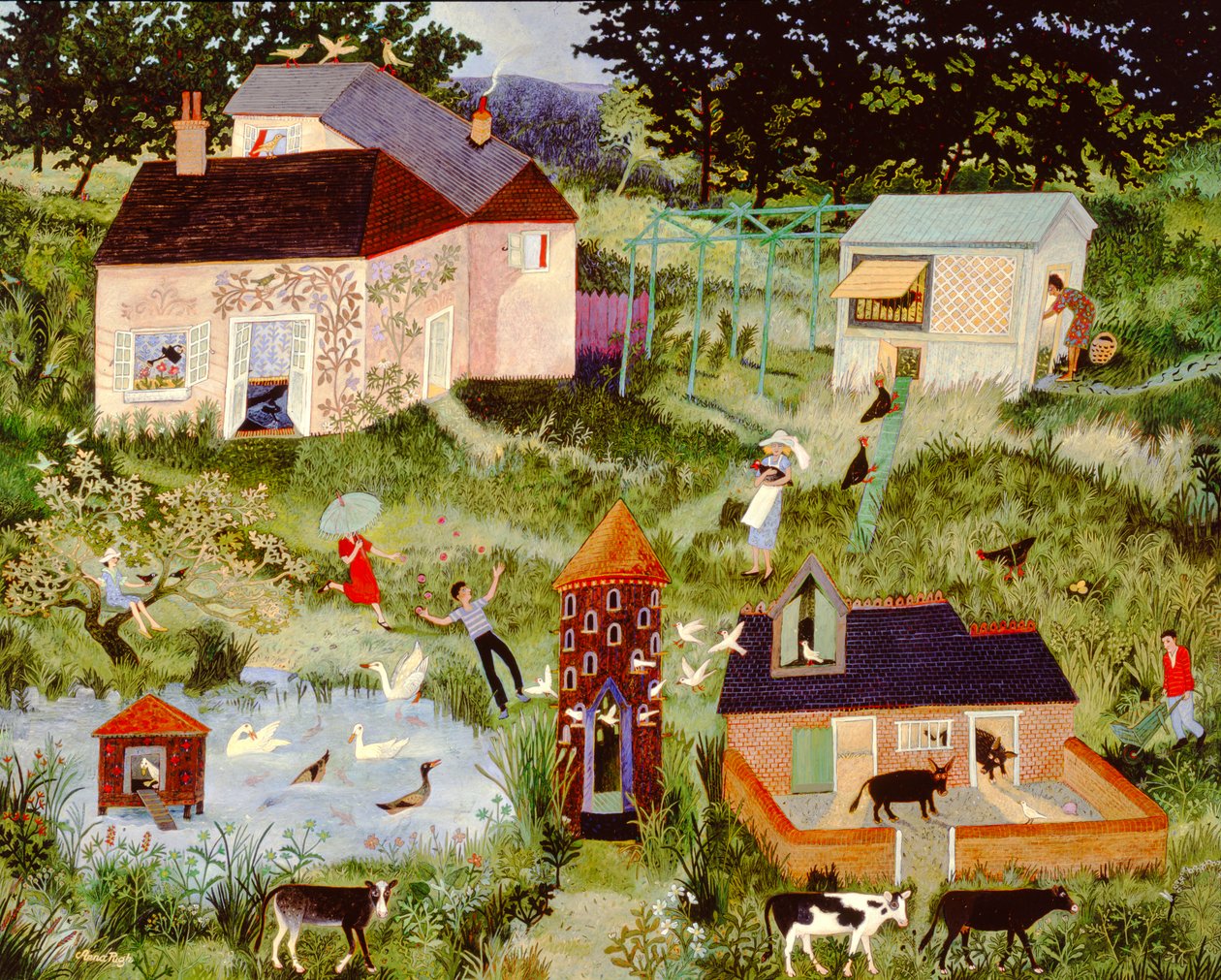 Ducking and Diving by Anna Pugh: Buy fine art print