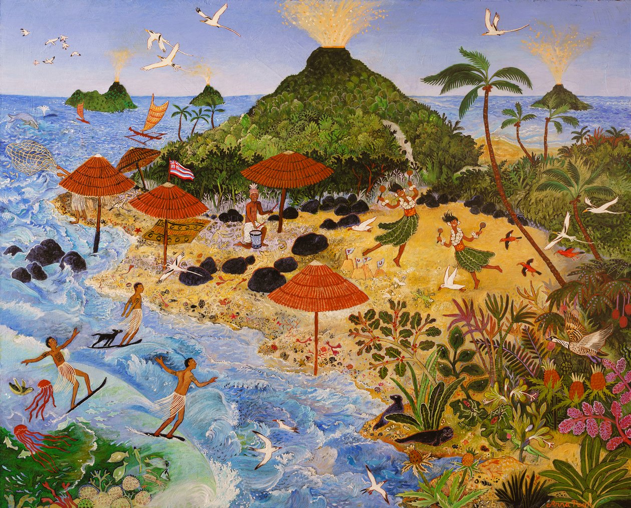 Sleeping Dogs by Anna Pugh: Highest-quality art reproduction