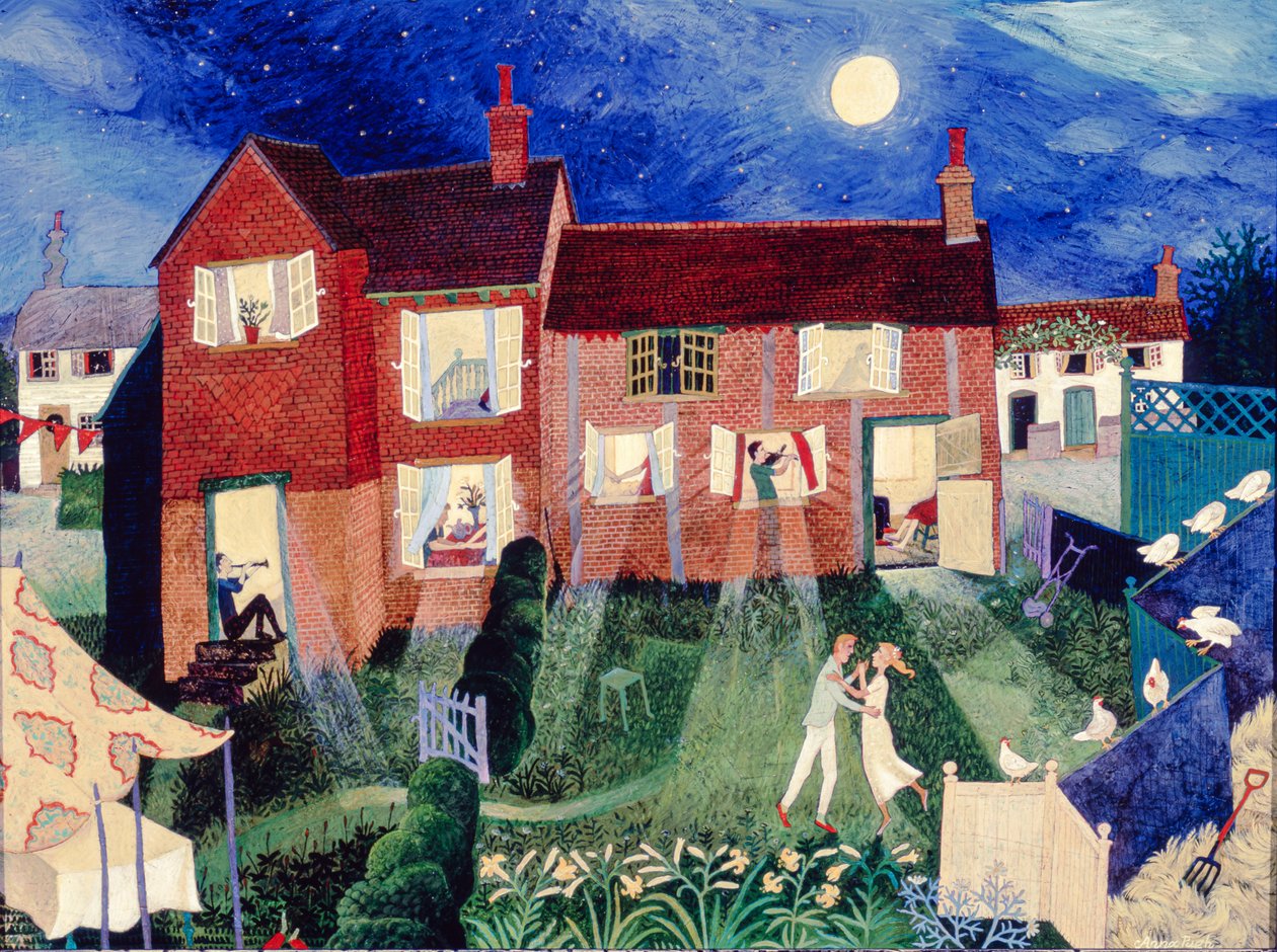 Summer wedding by Anna Pugh: High-quality fine art print