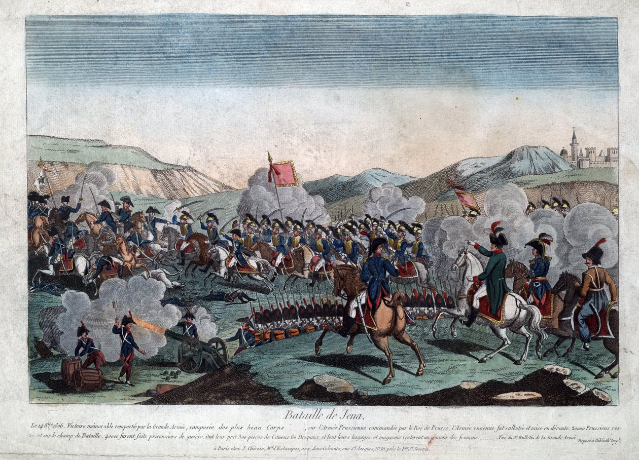 The Battle of Jena by Anonymous Anonymous: Fine art print
