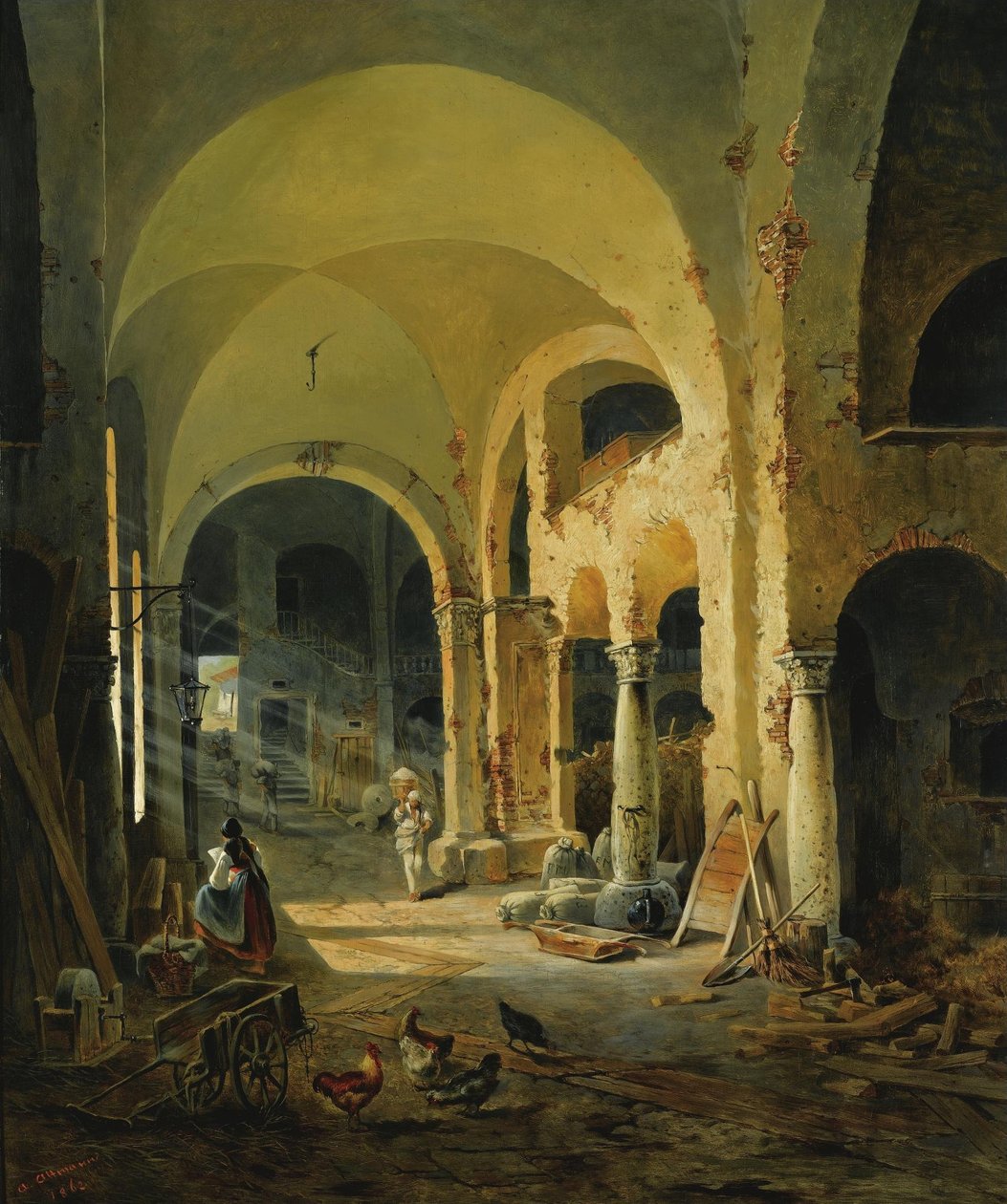 The Old Monastery by Anton Altmann: Buy fine art print