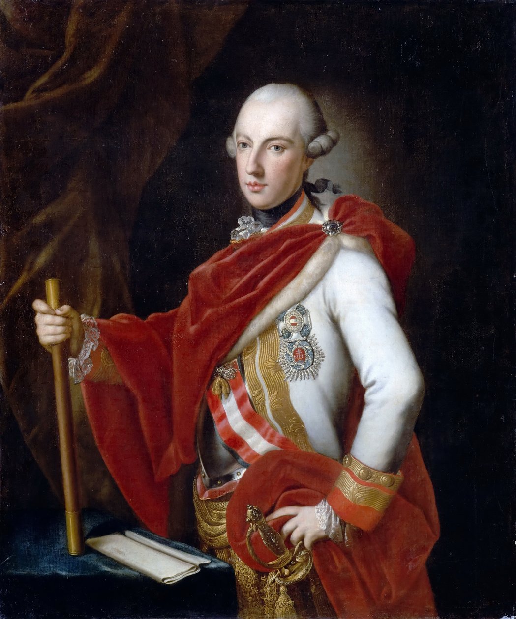 Portrait of Emperor Joseph II by Anton von Maron