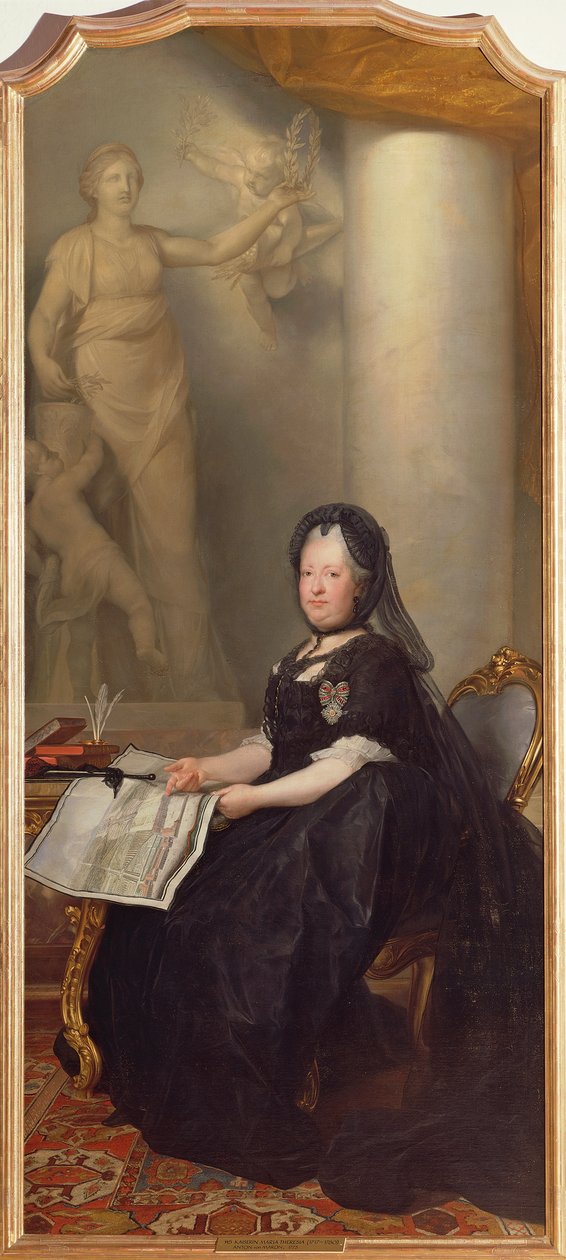 Portrait of Maria Theresa Empress of the Holy Roman Empire
