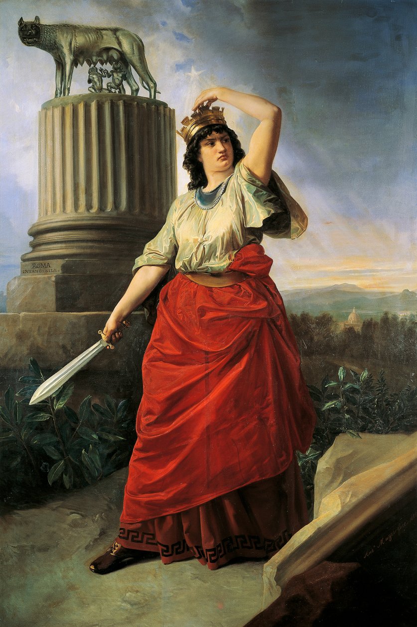 Allegory of Unification of Italy by Antonio Muzzi