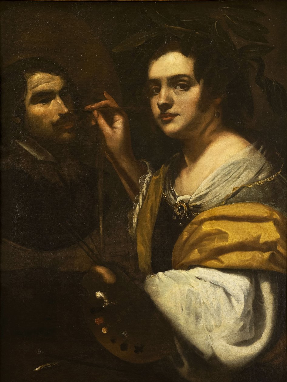Gentileschi Self Portrait Artemisia Gentileschi, Self Portrait As A