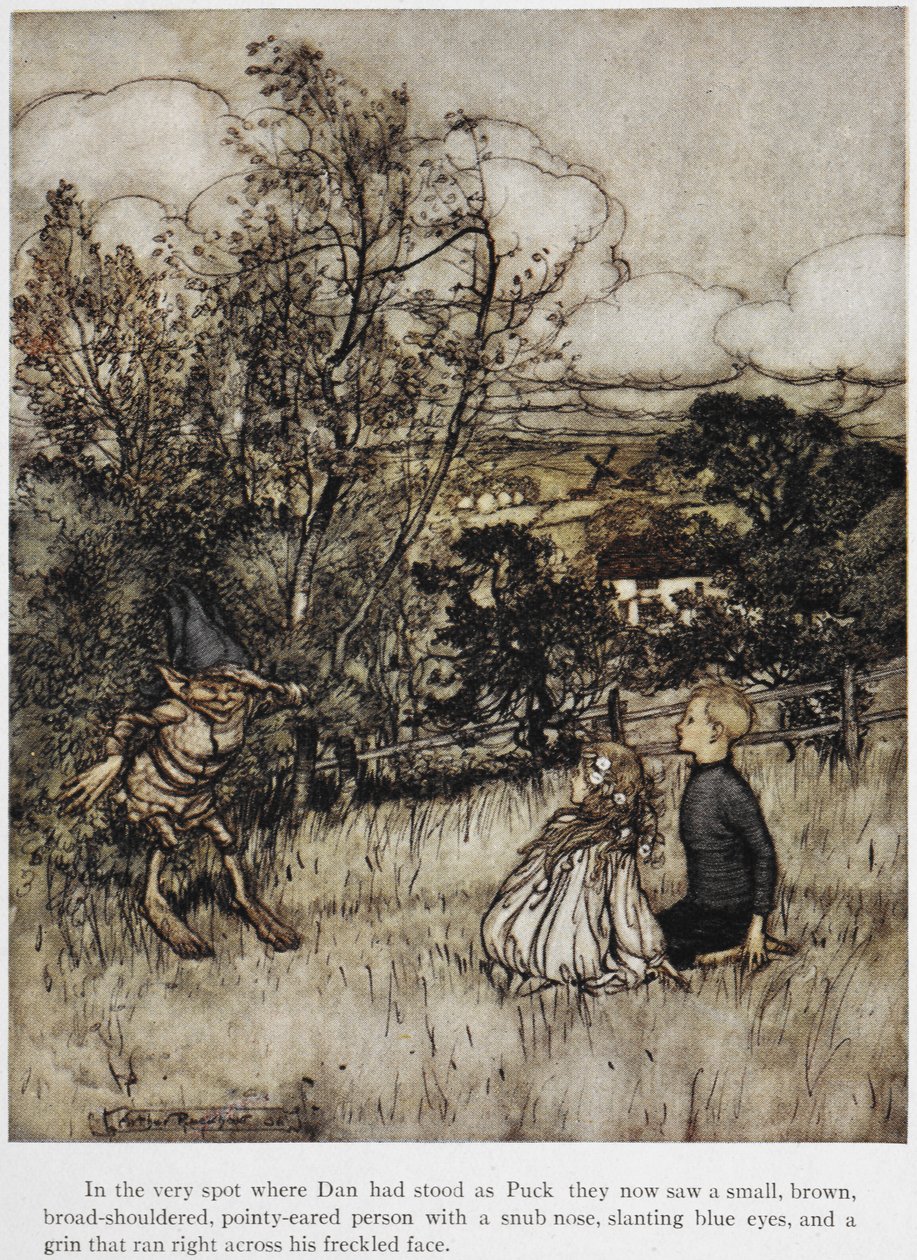 Puck Appears to Dan and Una. A Story Set in the Sussex Hills