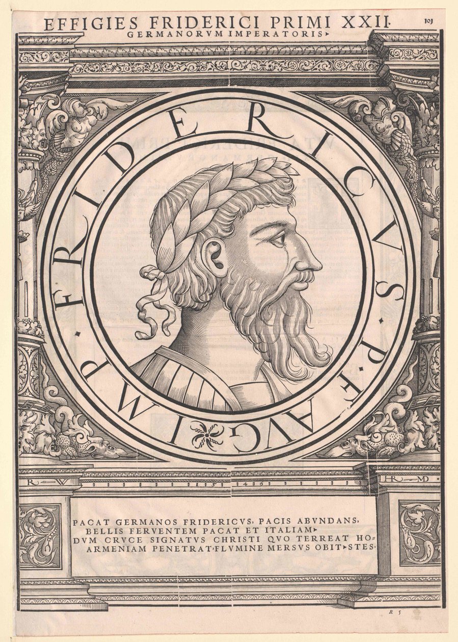 Holy Roman Emperor Frederic I Barbarossa by Artist Unknown