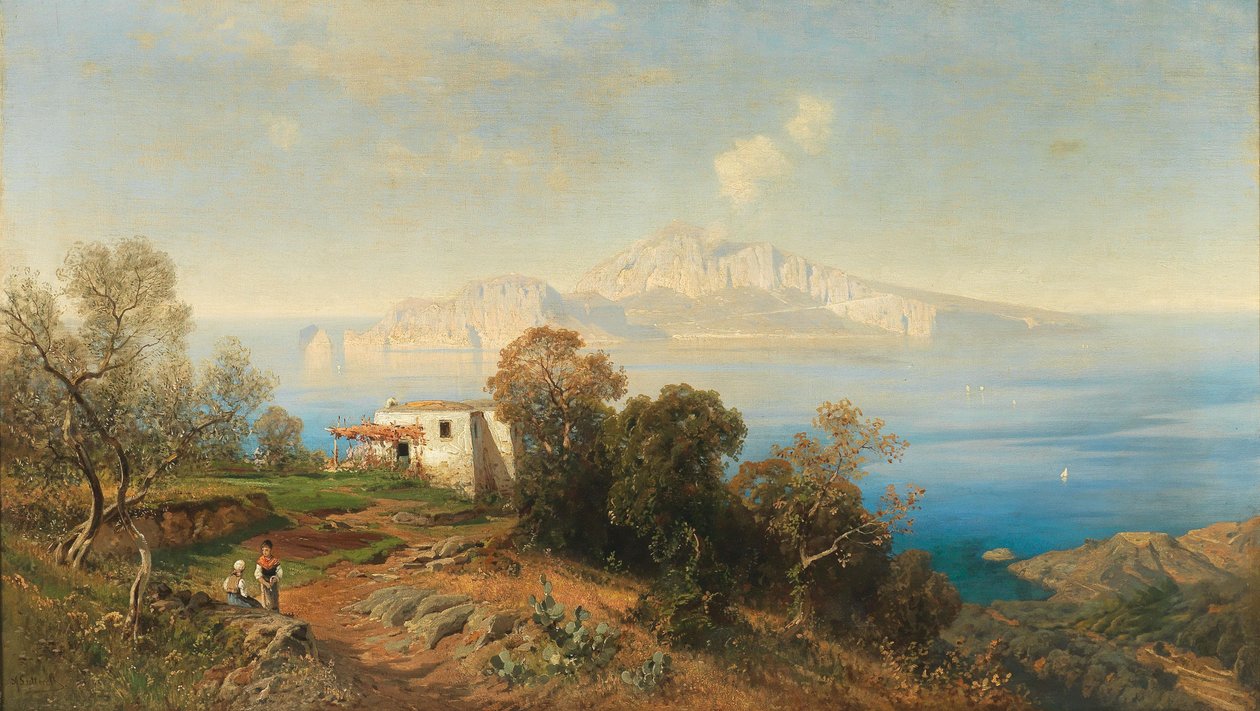A view of Capri by Ascan Lutteroth: Buy fine art print