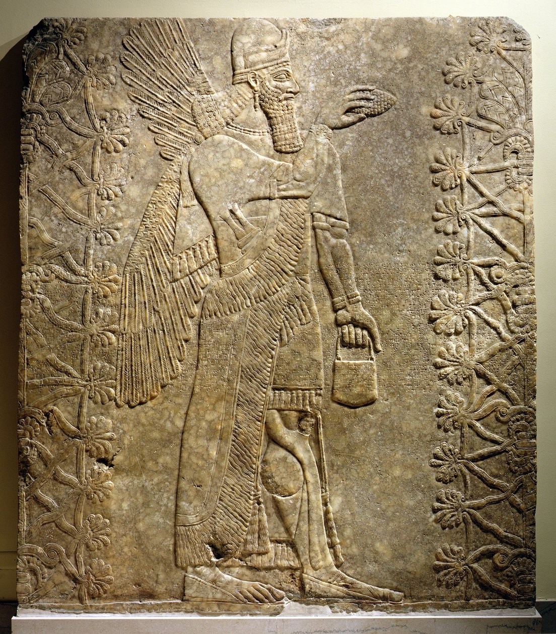 Winged Genie, from Northwest Palace, Nimrud, Assyria