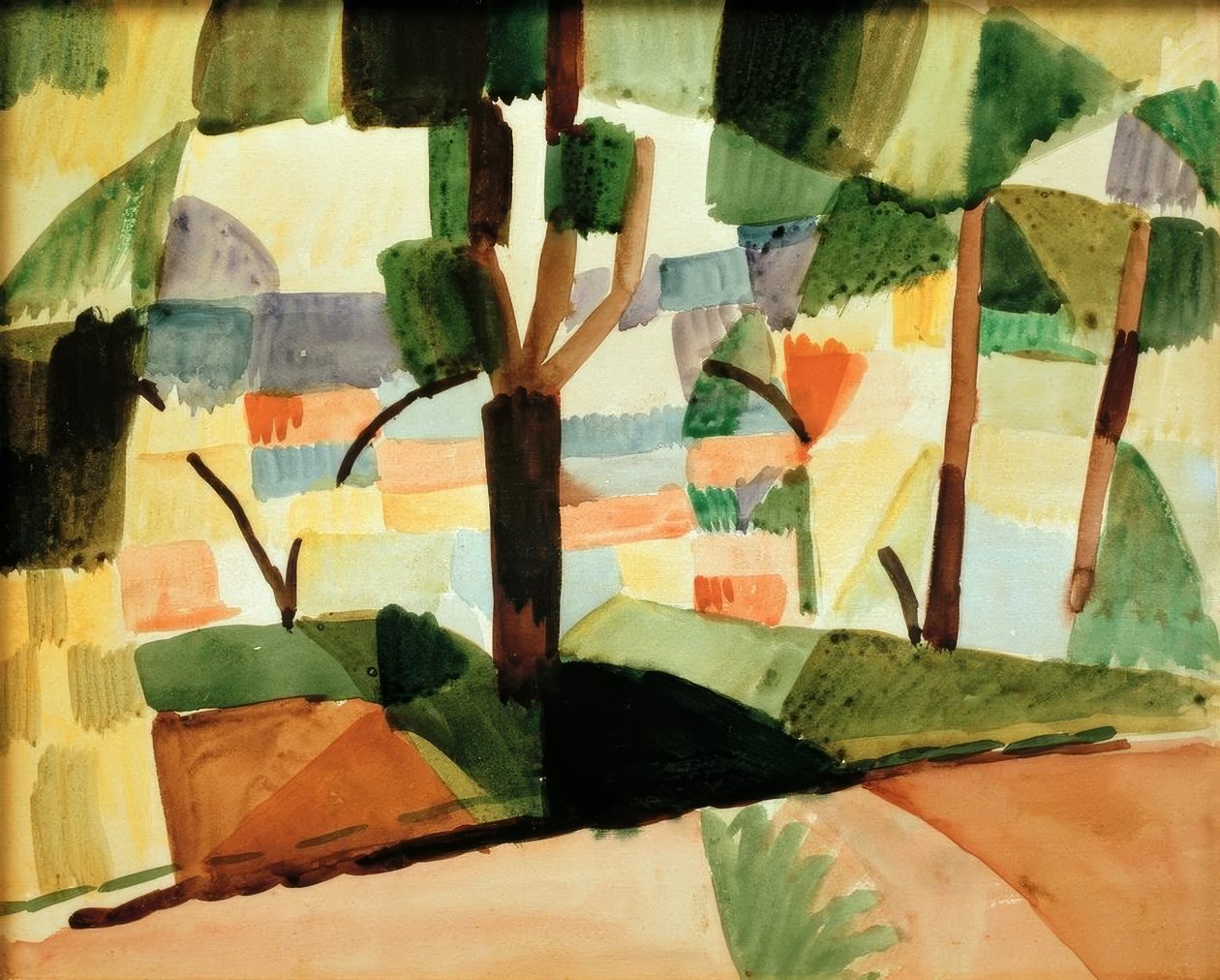 Kandern IV by August Macke: Premium art reproduction