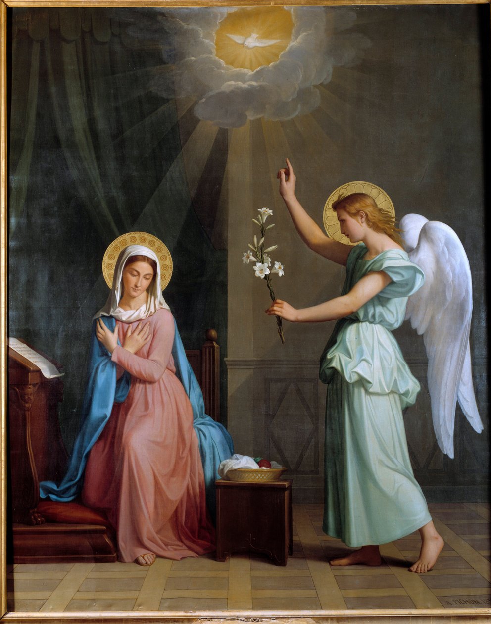 The Annunciation by Auguste Pichon: Buy fine art print