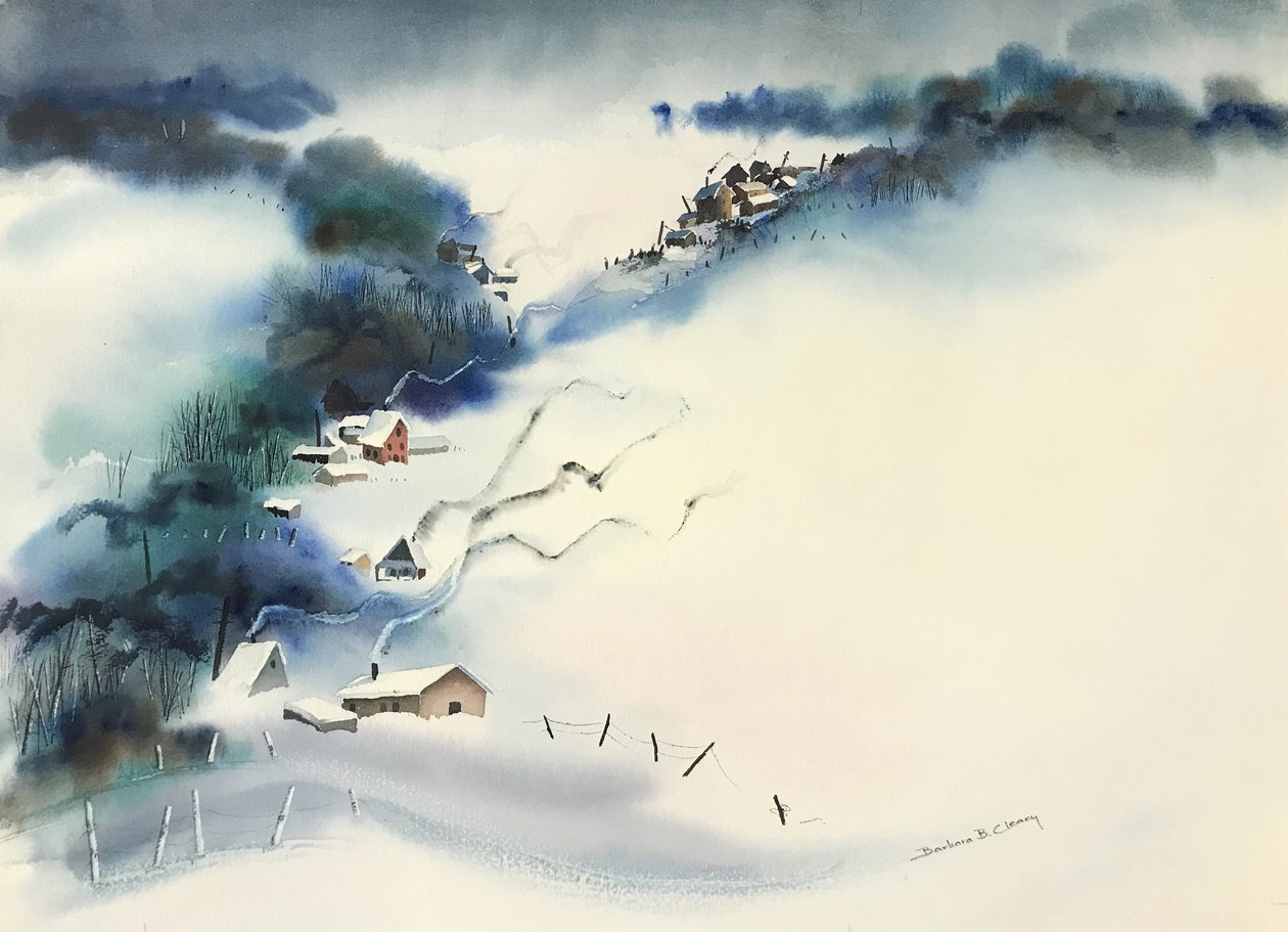 Winter by Barbara Cleary: Highest-quality art reproduction