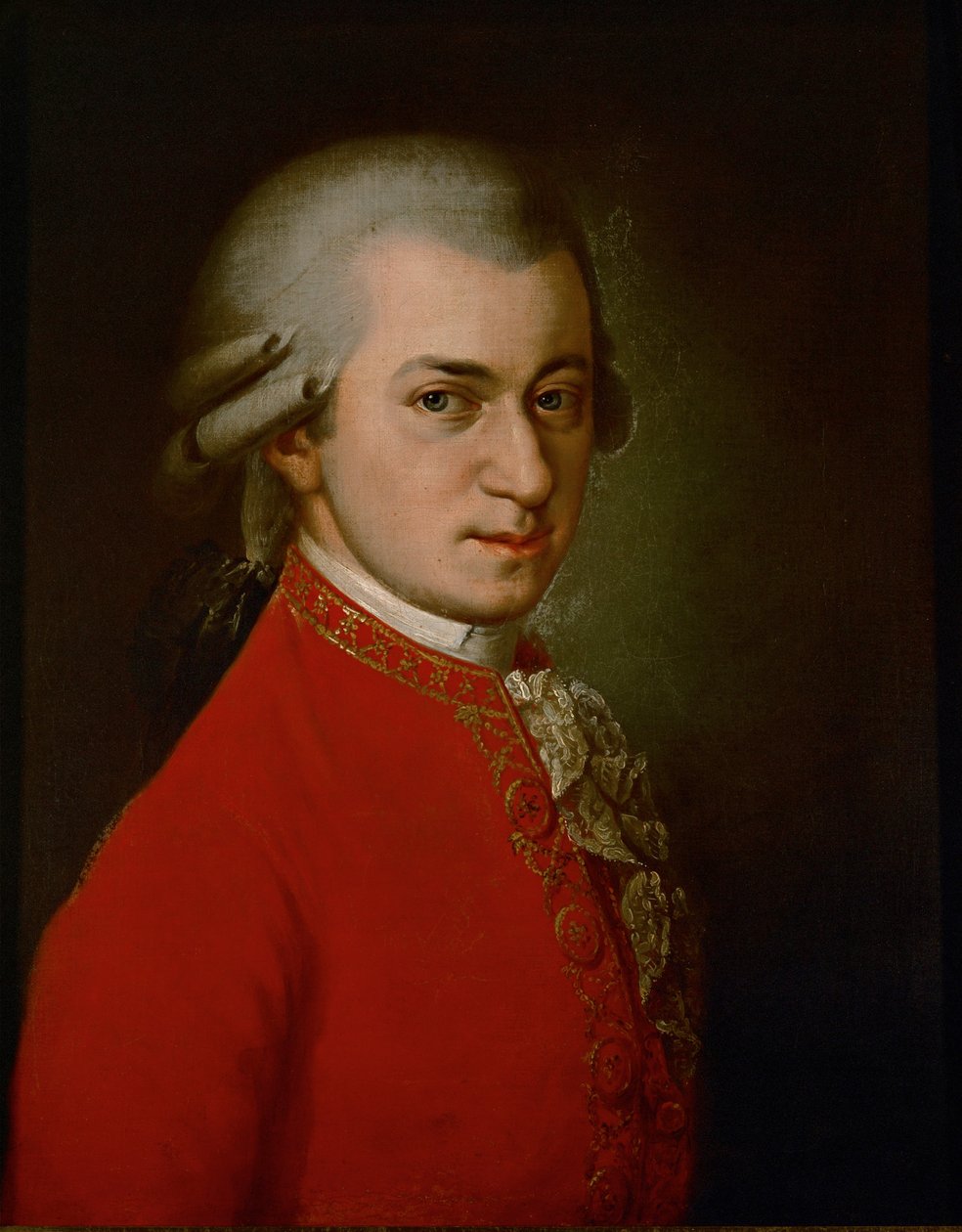 Wolfgang Amadeus Mozart by Barbara Krafft: Fine art print