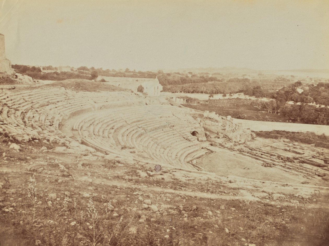 Greek Theatre of Syracuse by Baron Wilhelm von Gloeden