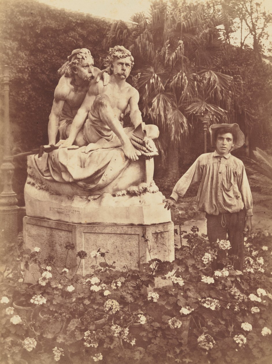 Palermo, English Garden by Baron Wilhelm von Gloeden