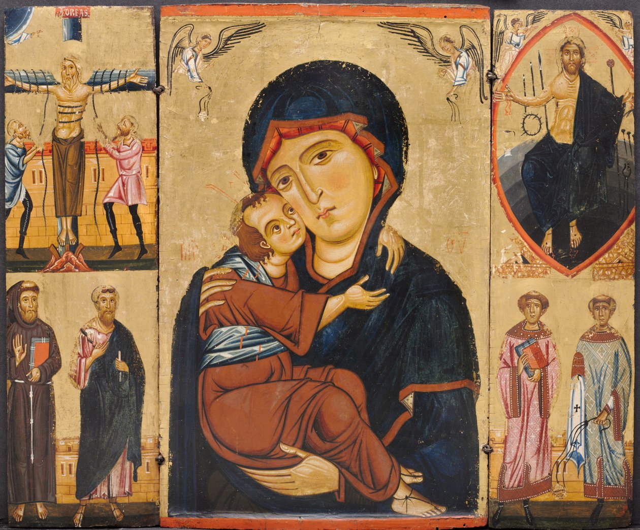 Virgin and Child with Saints by Berlinghiero Berlinghieri